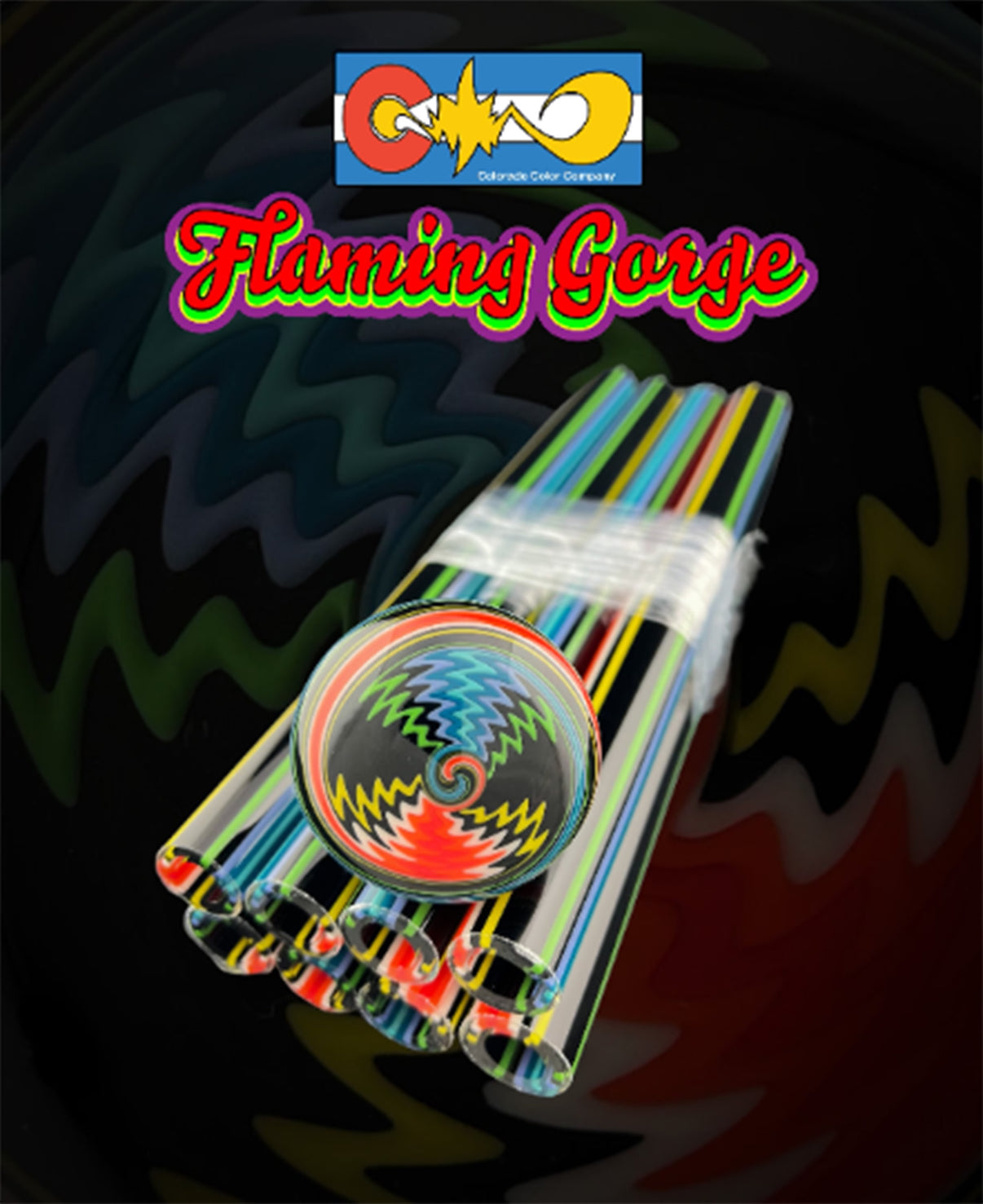 Flaming Gorge - Vac Stack - Borosilicate Glass - COE 33 - Lined Tubing ...